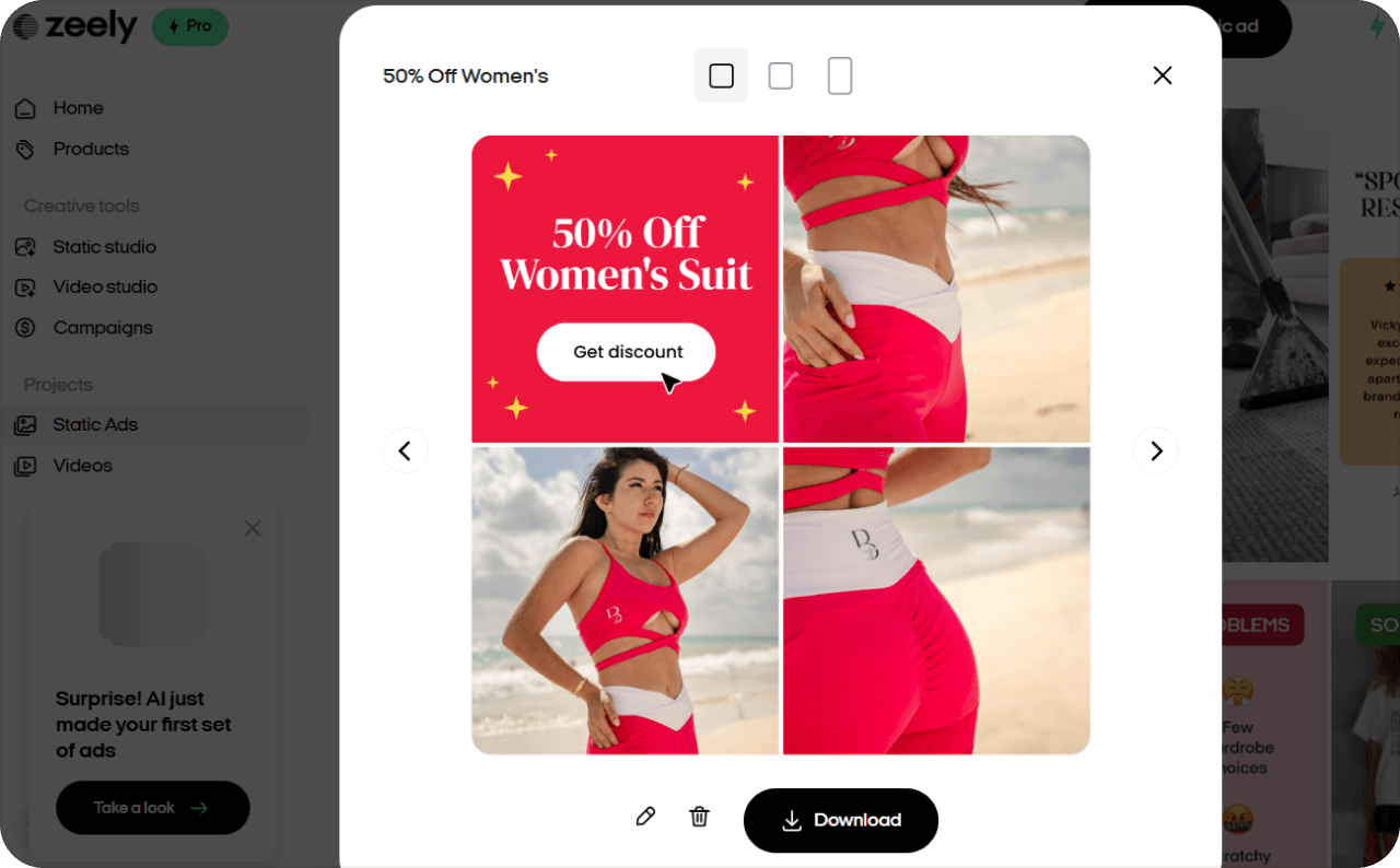 Static ads vs. Dynamic ads: 5 key metrics to help you choose - Zeely AI