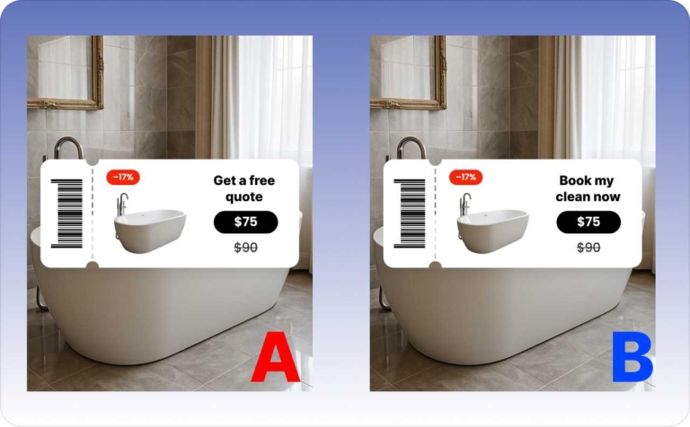 Catchy house cleaning ads: 4 types with examples and key visual ...