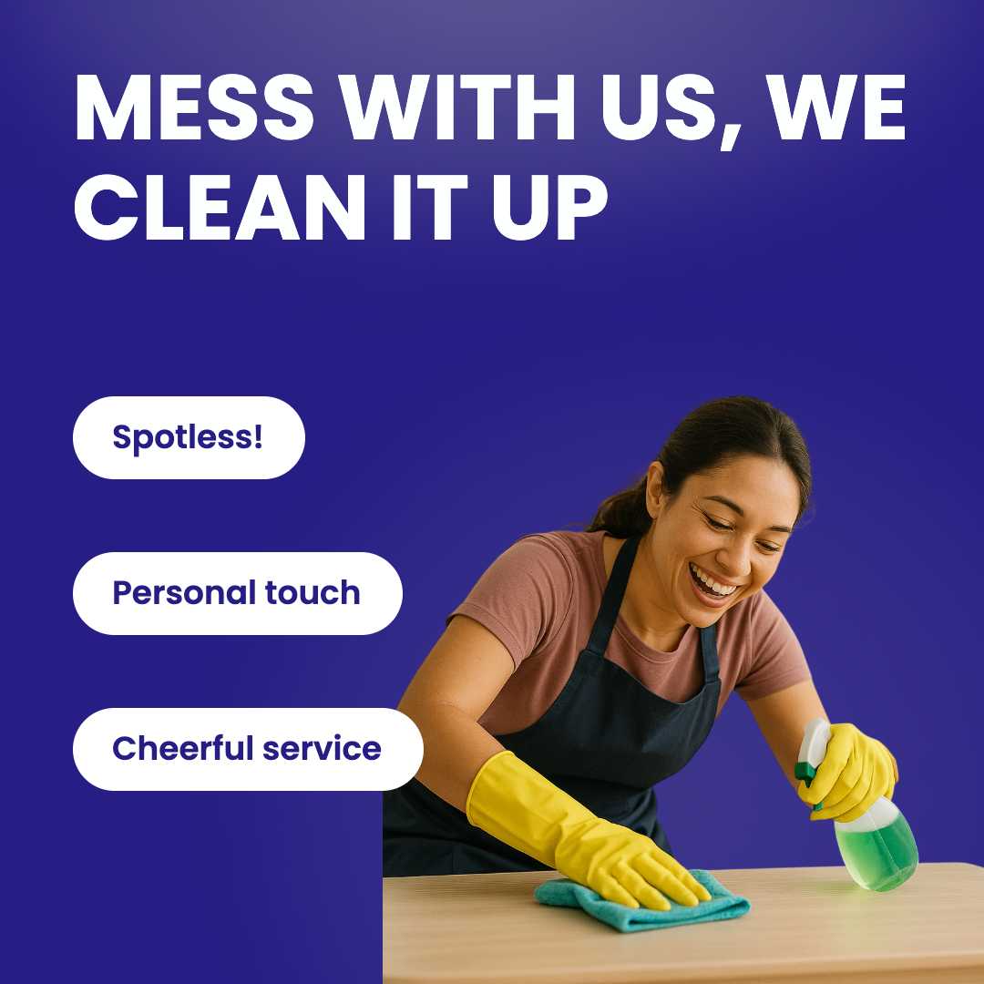 Catchy house cleaning ads: 4 types with examples and key visual ...