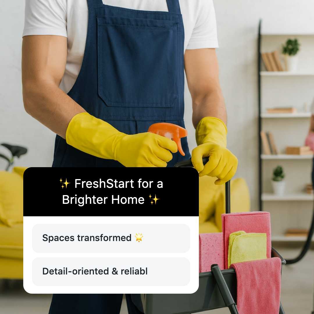 Catchy house cleaning ads: 4 types with examples and key visual ...