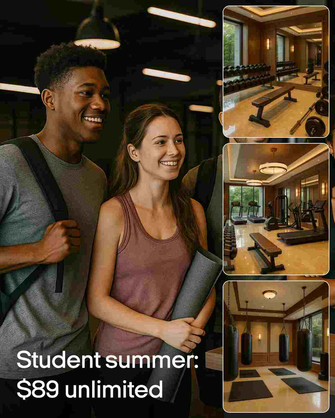 Gym ad examples that convert: 12 Ready-to-use ideas - Zeely AI