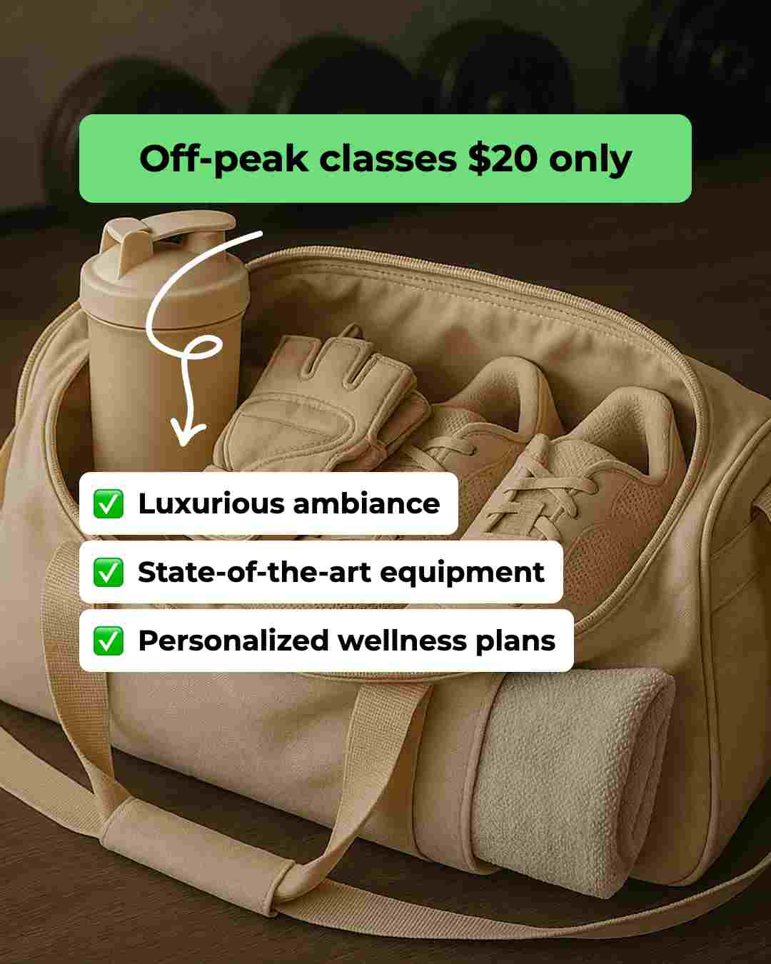 Gym ad examples that convert: 12 Ready-to-use ideas - Zeely AI