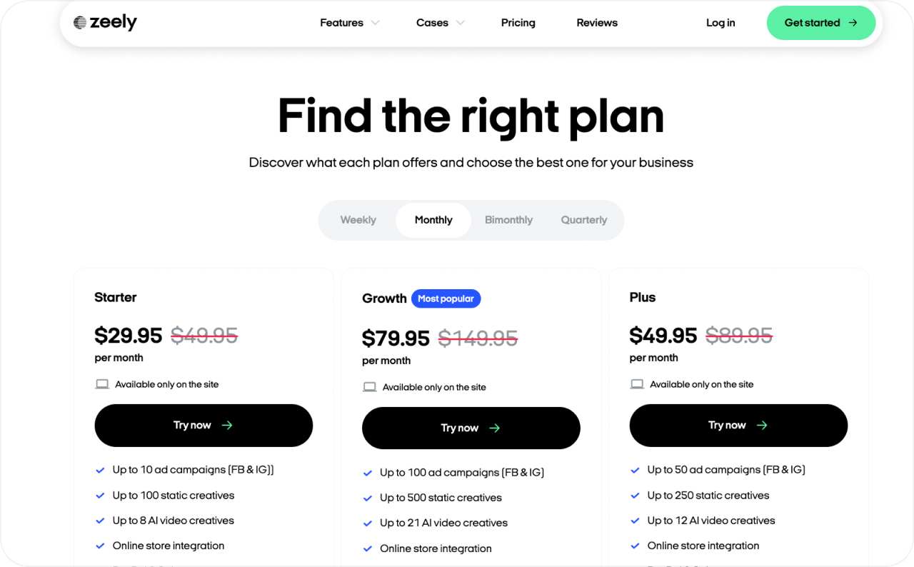 Creatify AI features & alternatives: What AI tools can do for your business? - Zeely AI