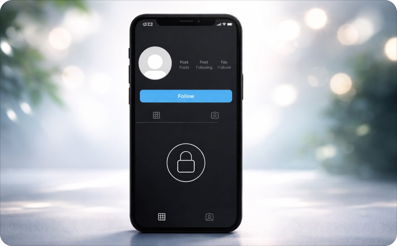 How to make Instagram private