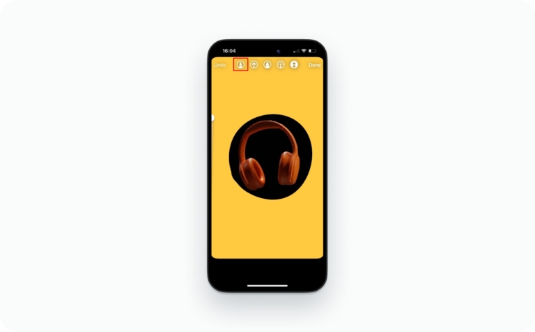 Instagram Story change background color without covering video