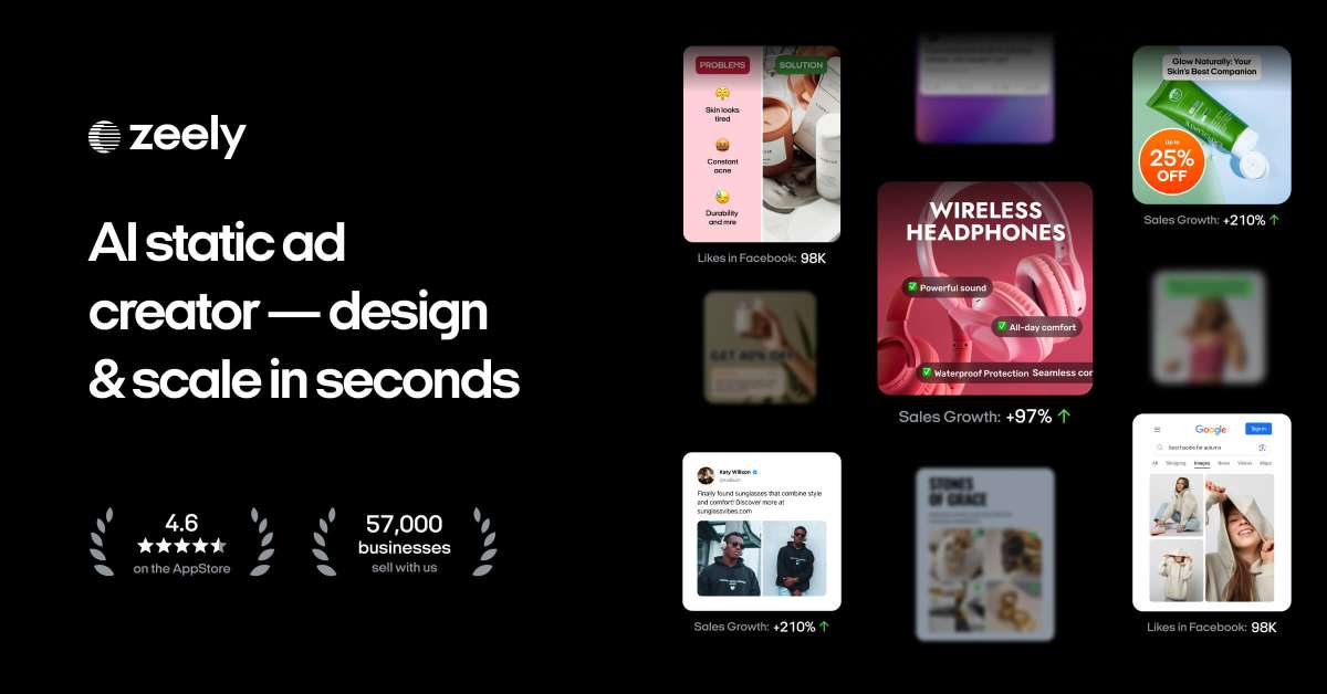 AI static ad creator to design high-converting ads fast